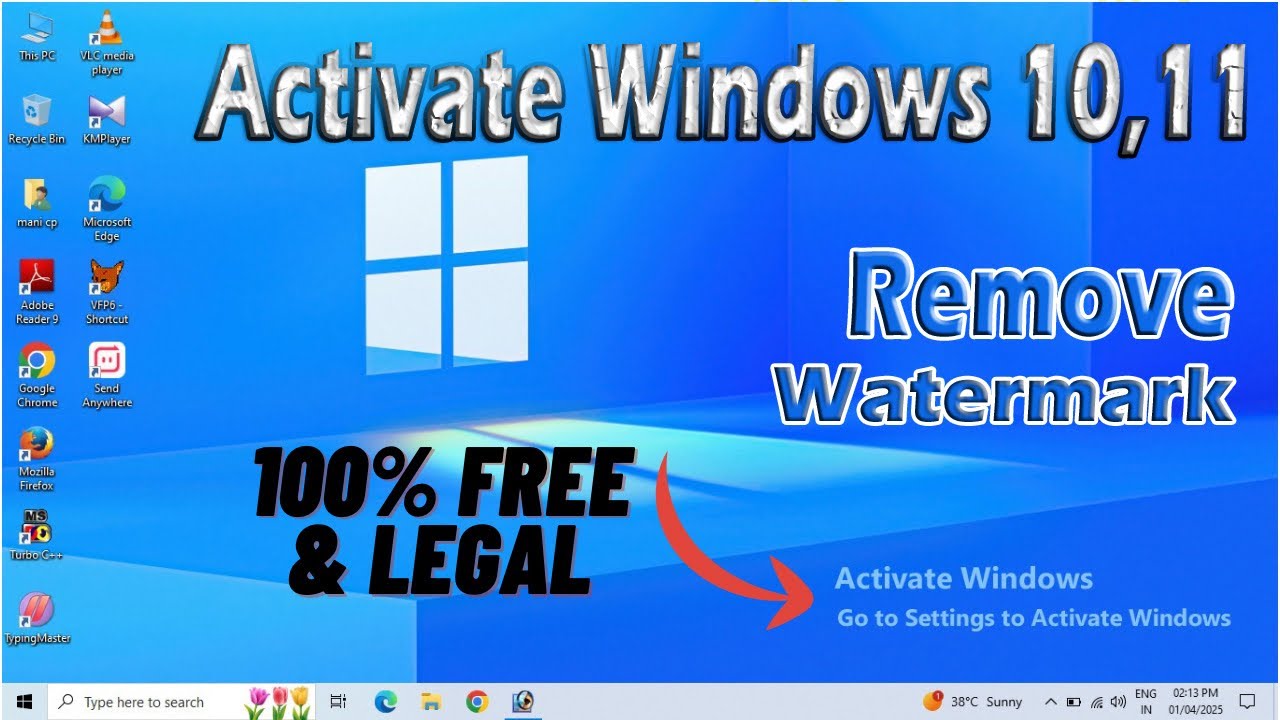 How to Activate Windows & Remove Water Mark। Activate Windows ...