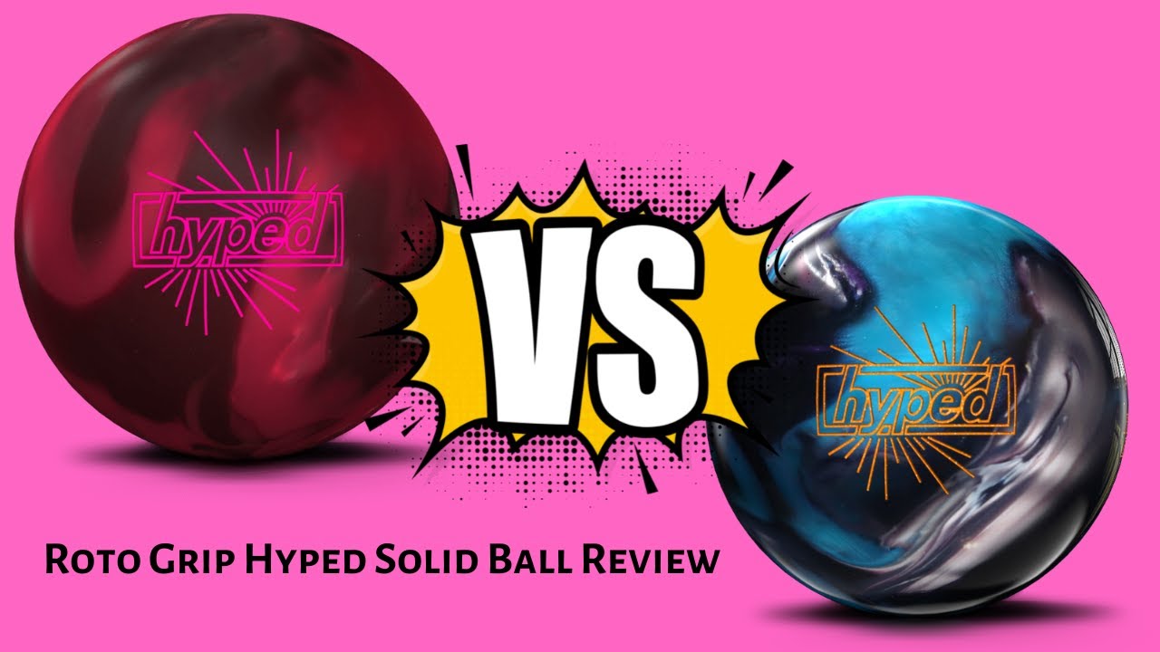 Roto Grip Hyped Solid Vs Roto Grip Hyped Pearl Ball Review - YouTube
