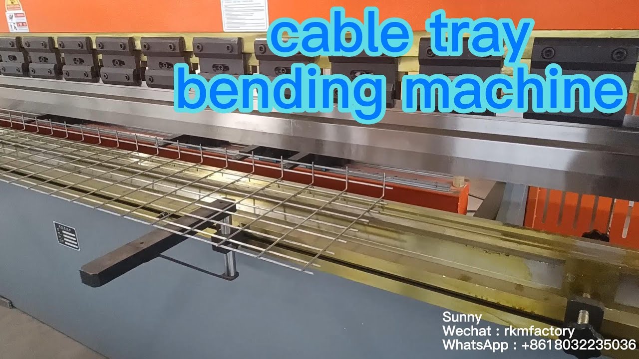 cable tray bending machine - YouTube