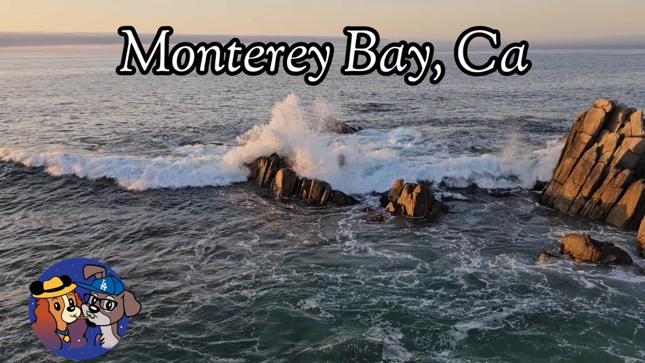 Ocean sights and sounds at Sunset | Monterey Bay, CA - YouTube