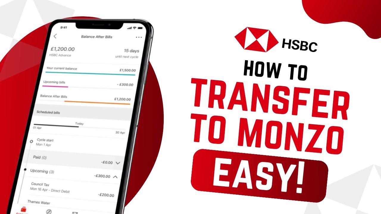 How to Transfer Money from HSBC to Monzo (EASY BANK TRANSFERS!) - YouTube