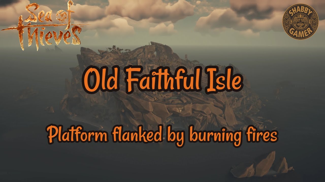 Upon The Platform Flanked By Burning Fires | Old Faithful Isle | Sea Of ...