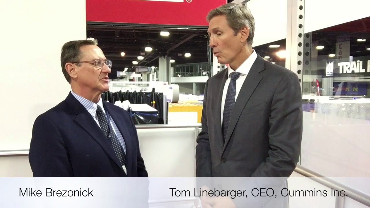 Diesel Progress & Tom Linebarger of Cummins at the North American ...