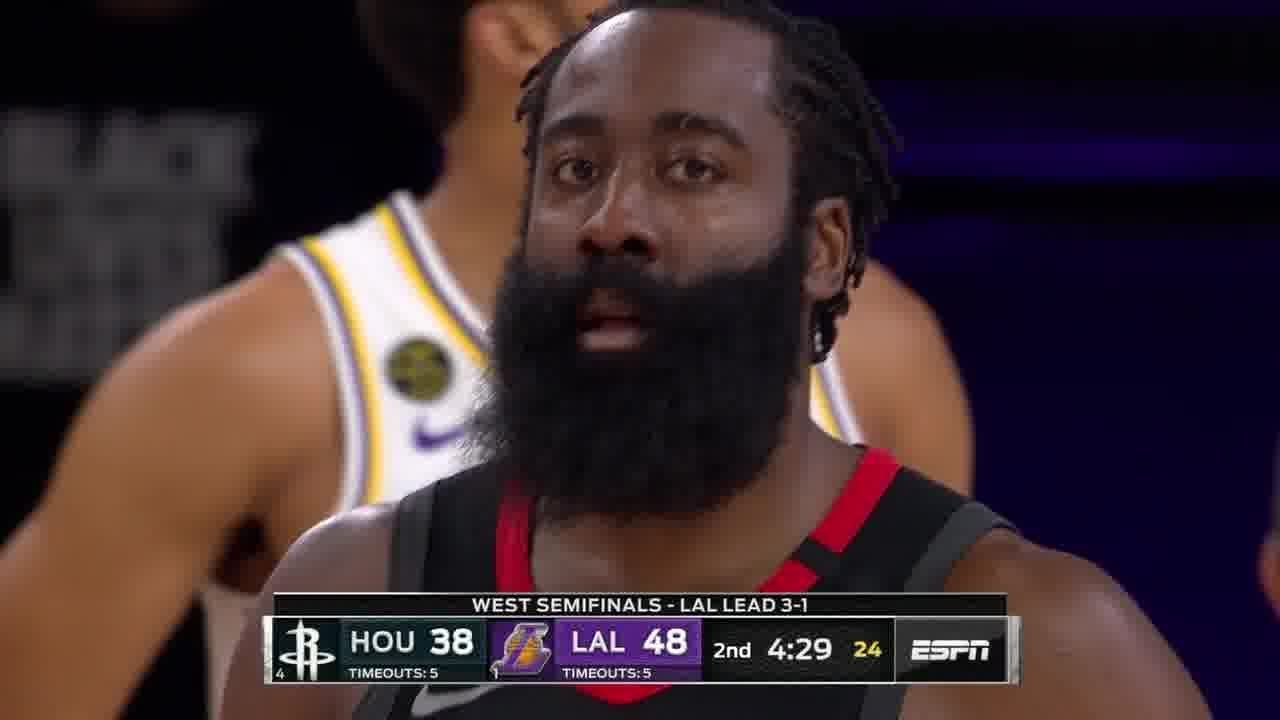 James Harden Full Play | Rockets vs Lakers 2019-20 West Conf Semifinals ...