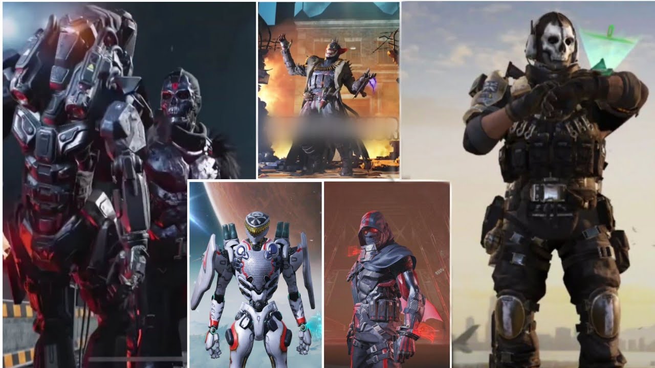 LEGENDARY GHOST VS GUNZO VS MACE VS NIKTO VS REAPER COMPARISON COD ...