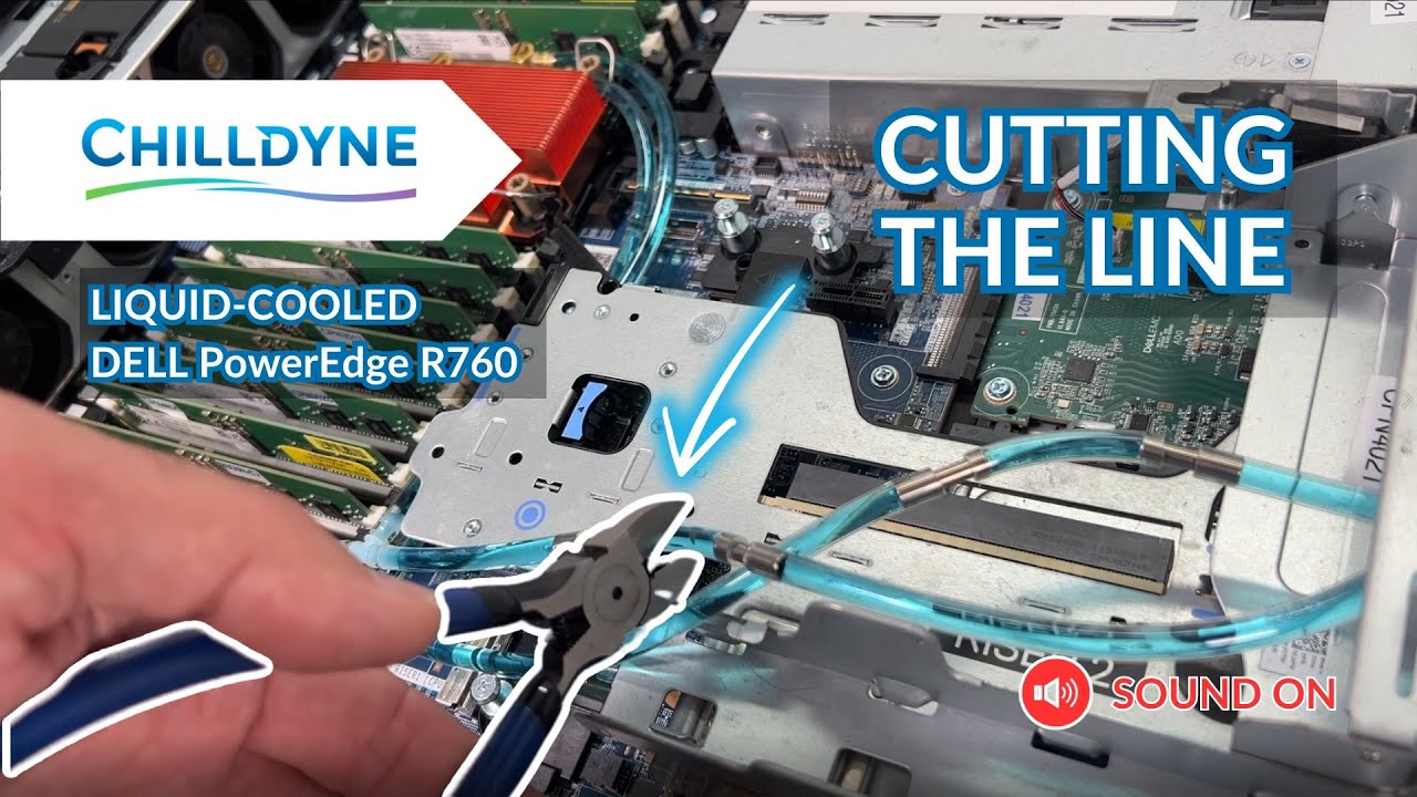 Chilldyne: Liquid Cooling Demo - Cutting the Line (Supercut) - YouTube