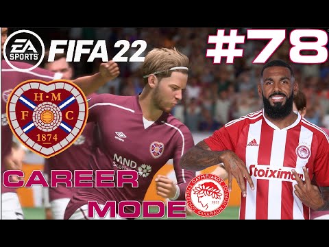 OUT OF EUROPE? FIFA 22 HEARTS CAREER MODE | EP.78 | OLYMPIACOS - YouTube