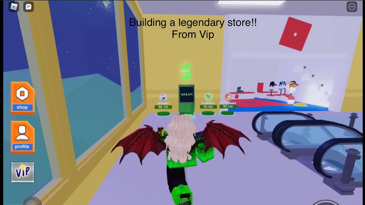 Building A Legendary Store In Roblox Mall Tycoon! - YouTube