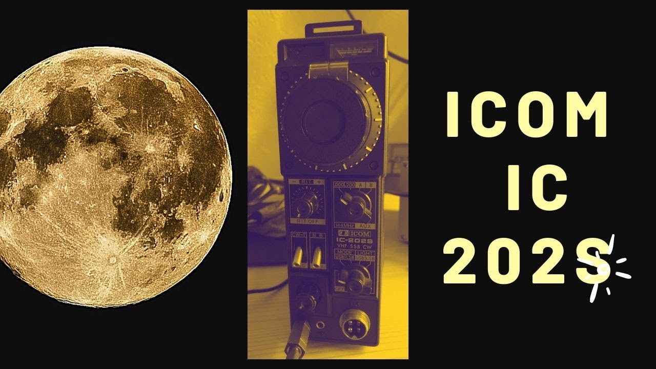 ICOM IC-202S Amateurfunk Contest empfangen. - YouTube