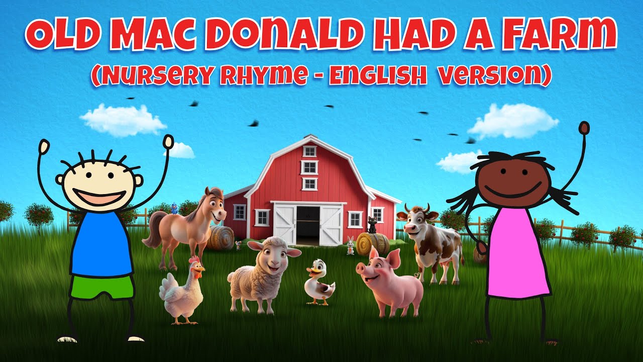 🎵 Old MacDonald Had a Farm – Nursery Rhyme (English Version) - YouTube