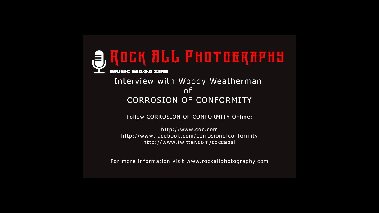 Corrosion of Conformity - Interview with Woody Weatherman! - YouTube