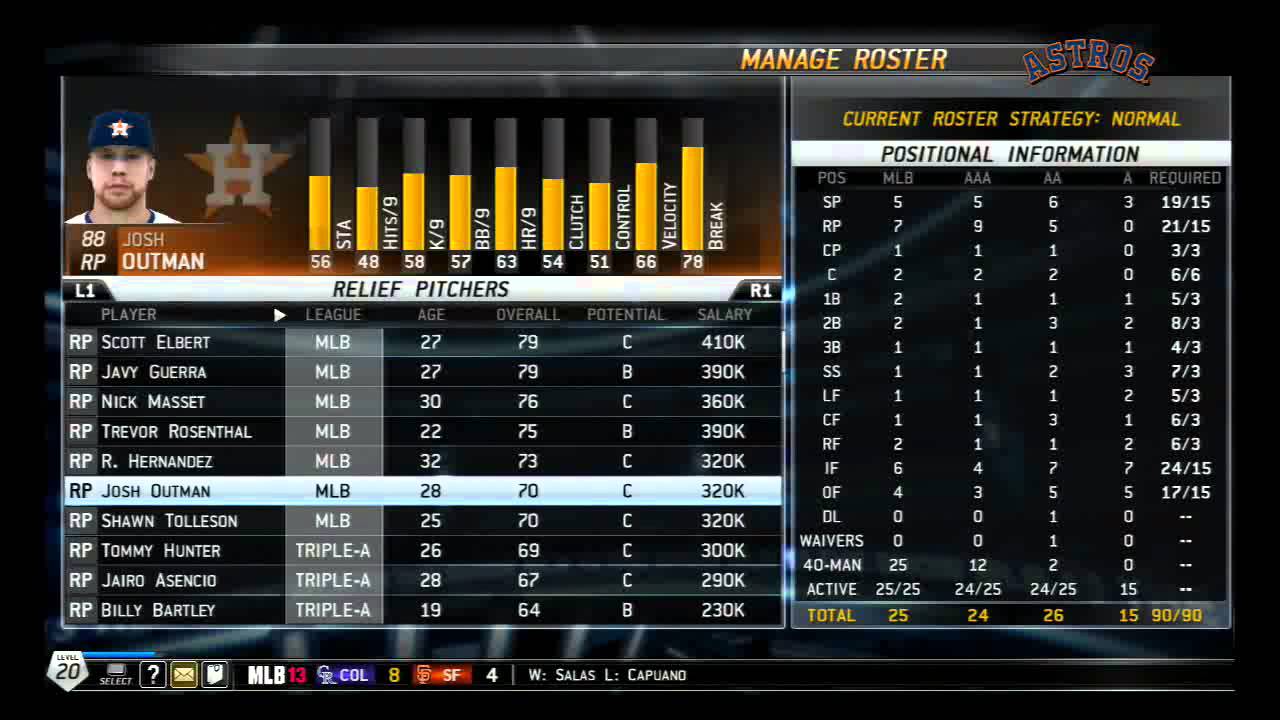 Let's Play: MLB 13: The Show - Episode 02 - Setting the Lineups - YouTube