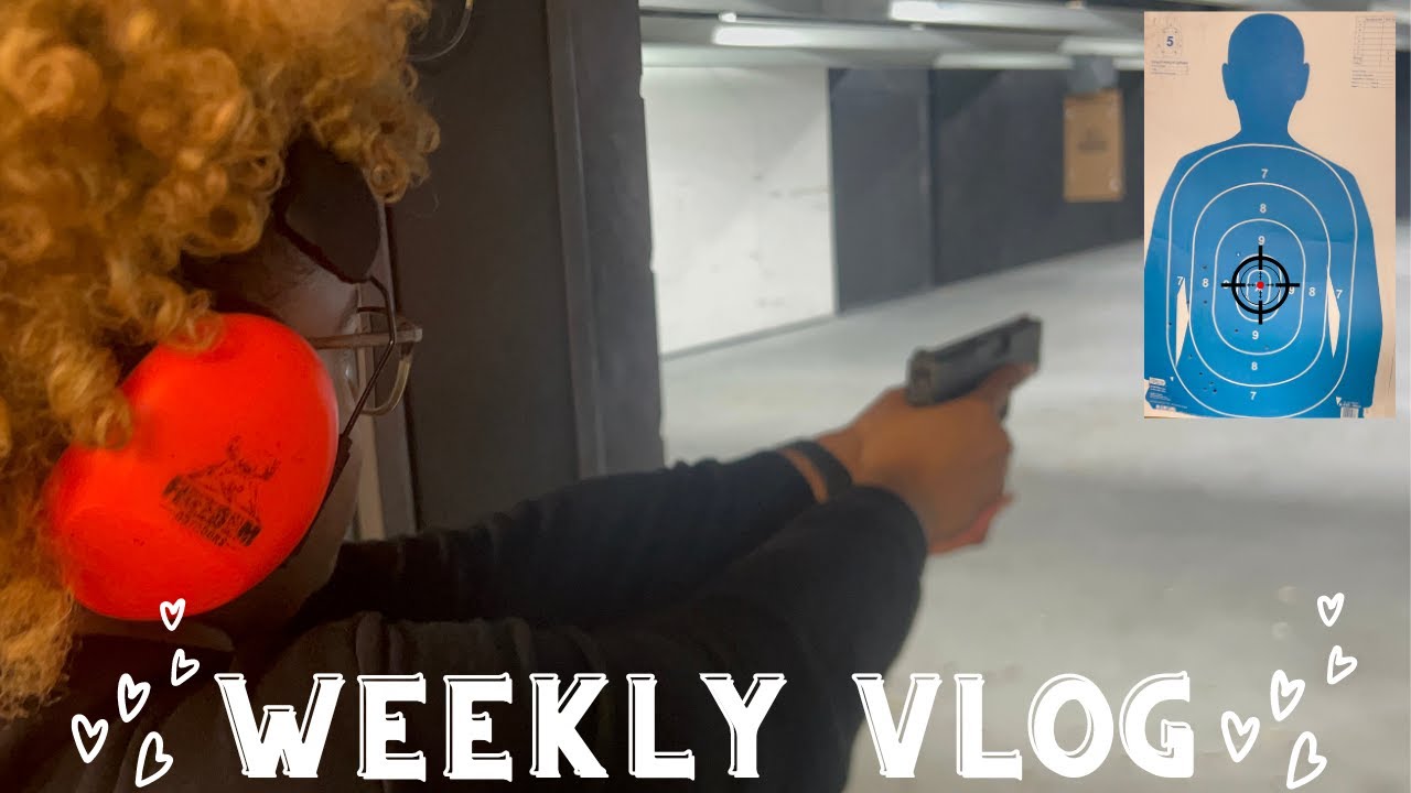 Fun at the Gun Range (my first time) | | Weekly Vlog - YouTube