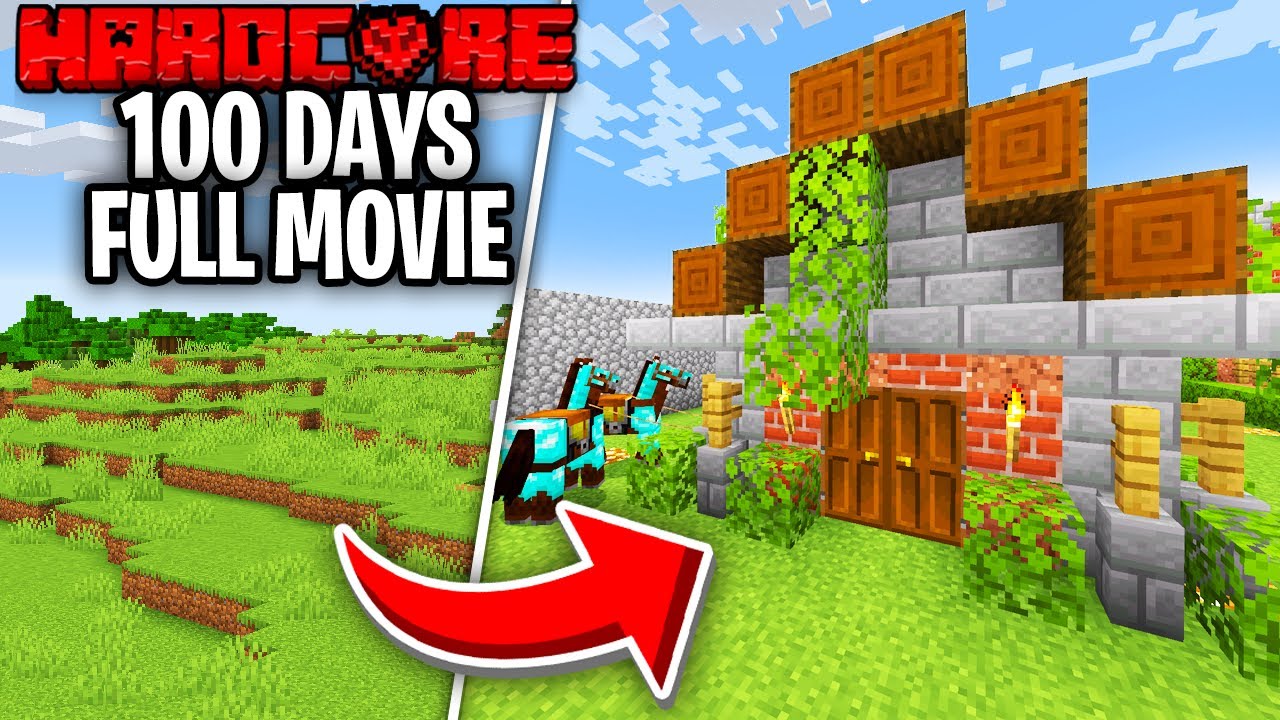 I Survived 100 Days in Minecraft Hardcore! - YouTube