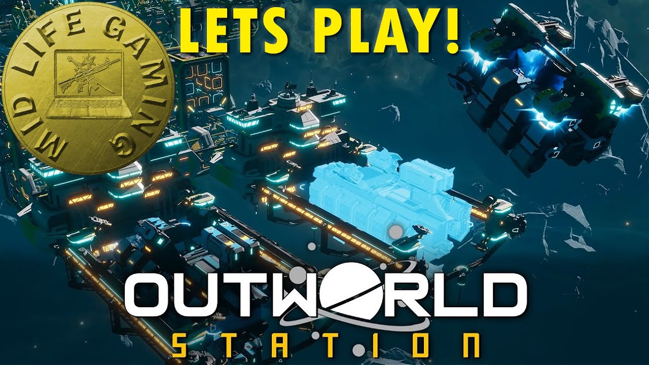 Space Factory builder - Lets Play Outworld Station! - YouTube