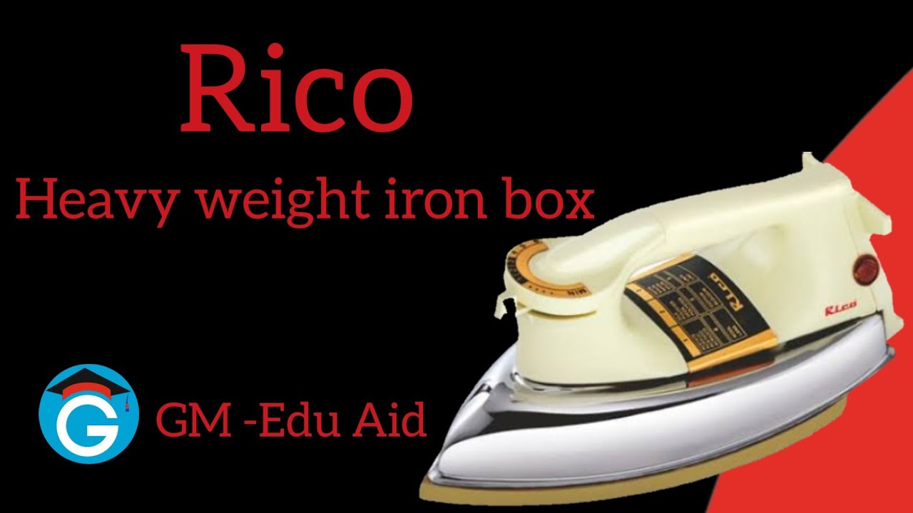 Rico Heavy weight iron box AI 13 unboxing - YouTube