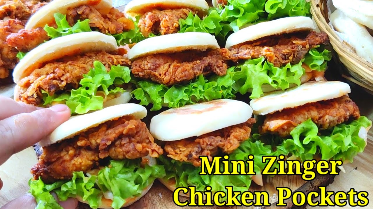 My Secret to Making PERFECT Mini Zinger Chicken Pockets at Home - YouTube