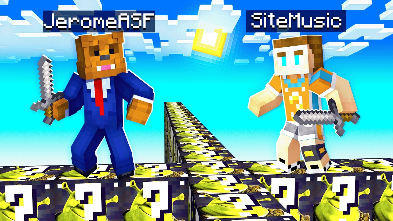 4-Player Shrek Lucky Block Walls In Minecraft - YouTube