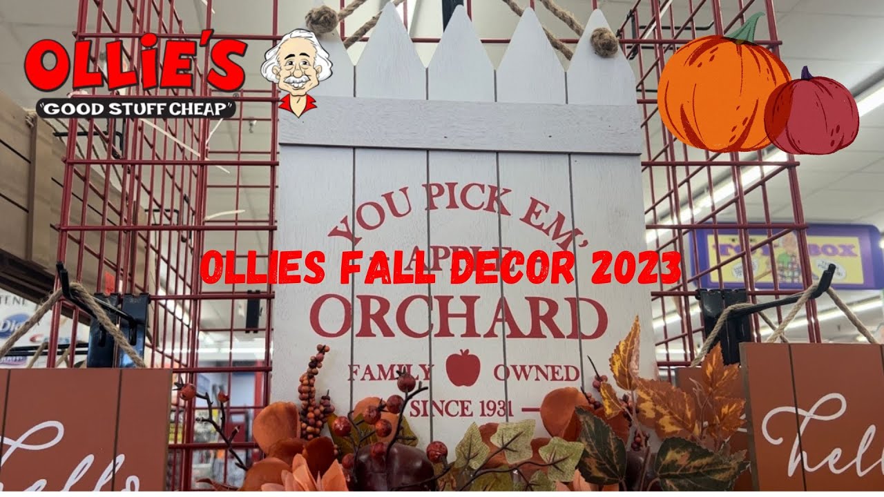 OLLIE'S FALL DECOR 2023 - YouTube