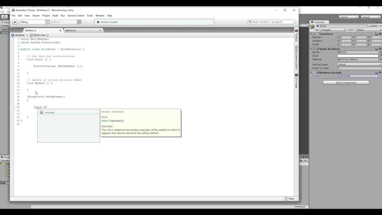 Unity C# How to add a Delay / Timer - YouTube