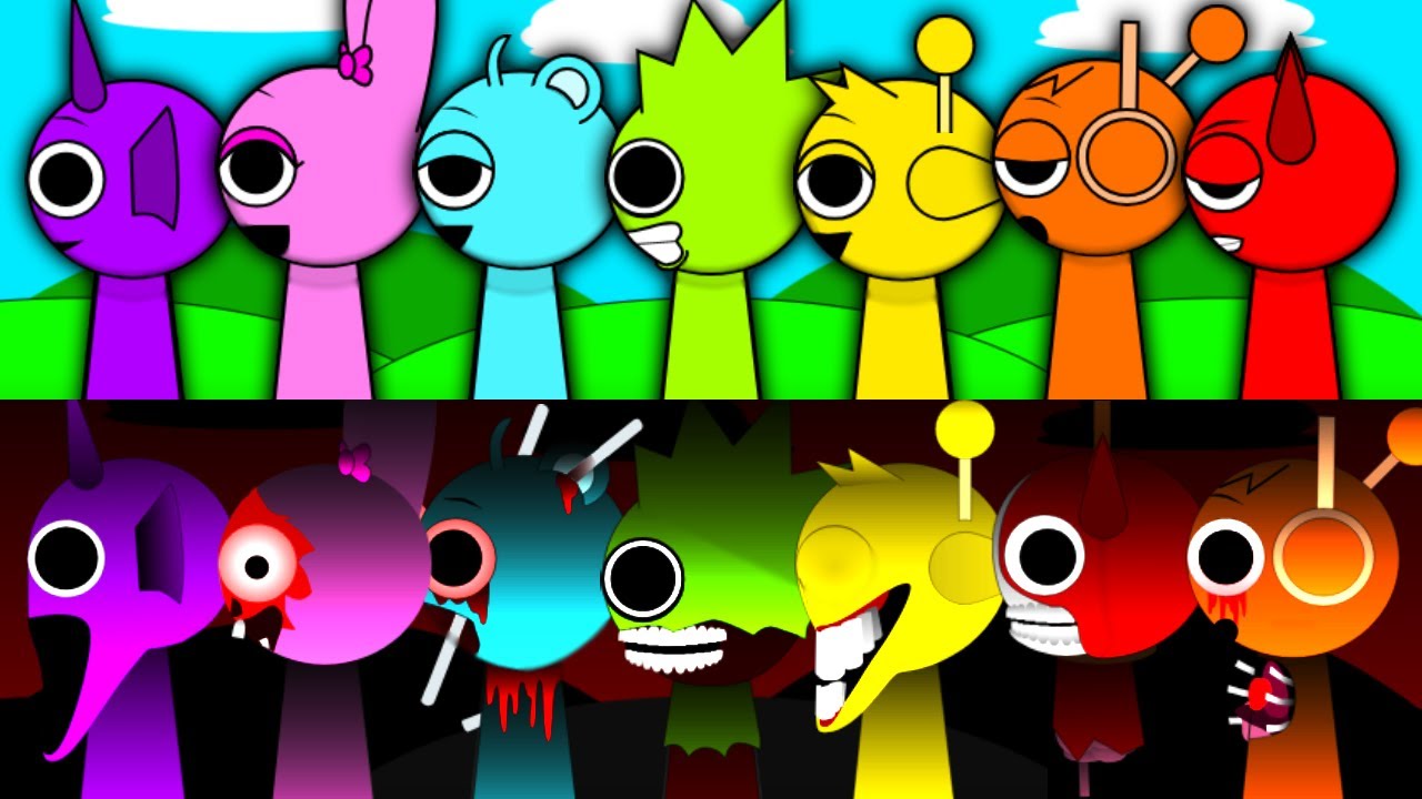 Sprunki But Side View (All Characters). - YouTube