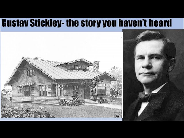 Stickley Craftsman Style Home Plans Stickley Craftsman House #24