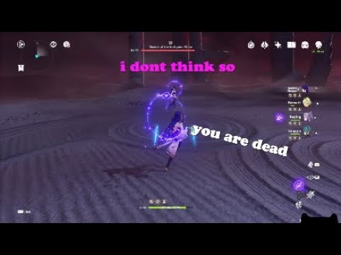 Final boss fight Raiden Shogun (EI) Genshing Impact - YouTube