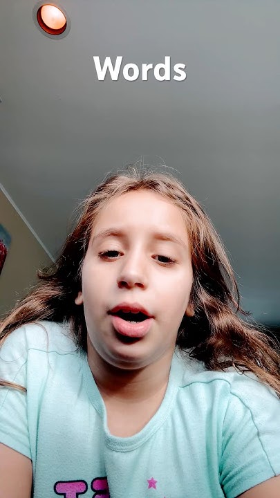 Part one of words - YouTube