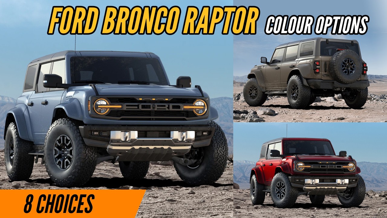 2026 Ford Bronco Raptor Color Options - Full Walkthrough - Images ...