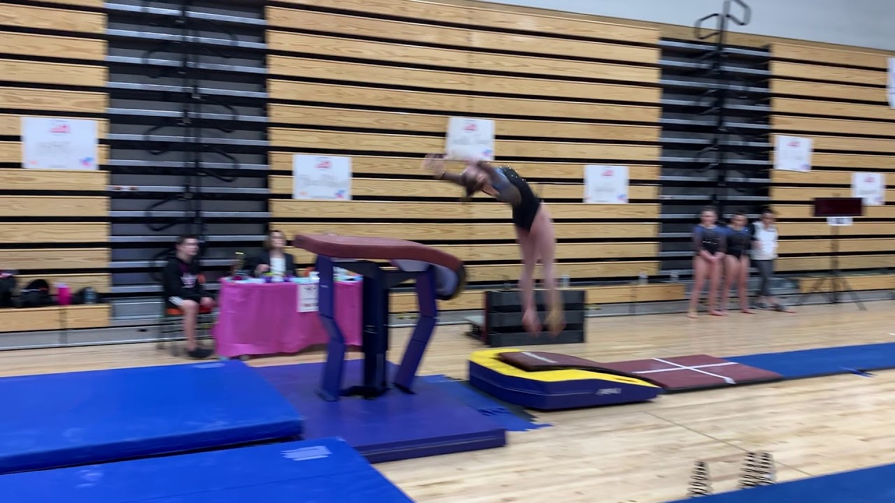 Megan Bingham - KY State Championships - Level 10 - Vault 1 - 9.45 ...