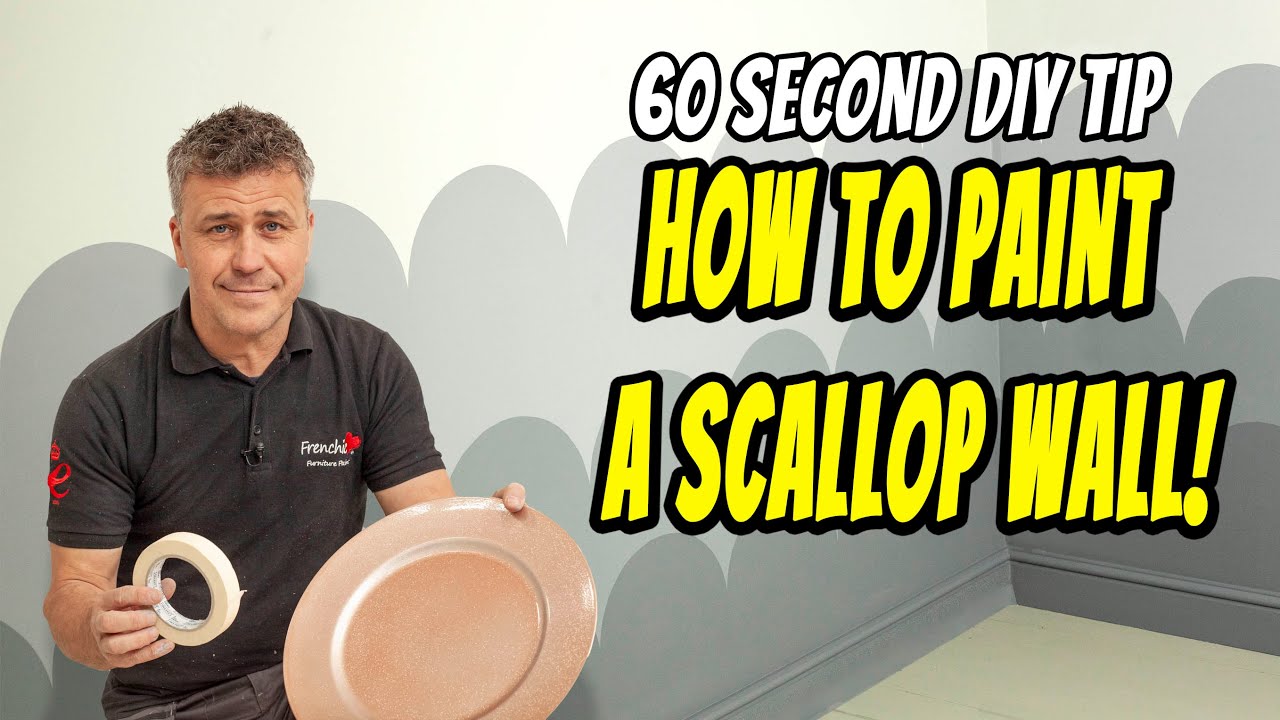 Scallop Wall Effect MADE EASY | 60 Second DIY Tips | How to Paint a ...