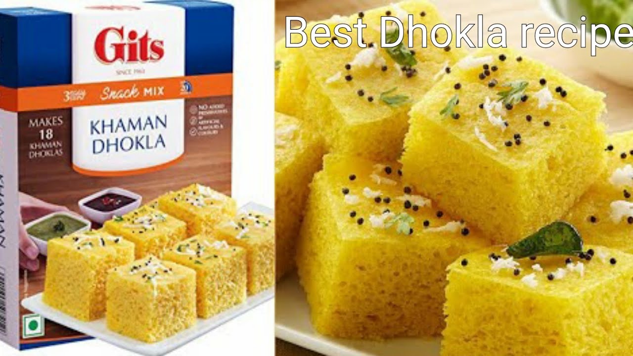Gits Khaman Dhokla Recipe in cooker, How to make Gits Khaman Dhokla ...