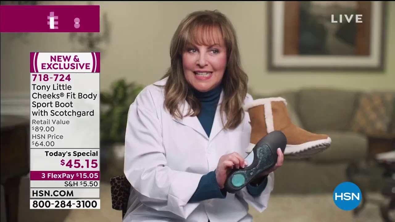 Tony Little Cheeks Fit Body Sport Boot with Scotchgard - YouTube