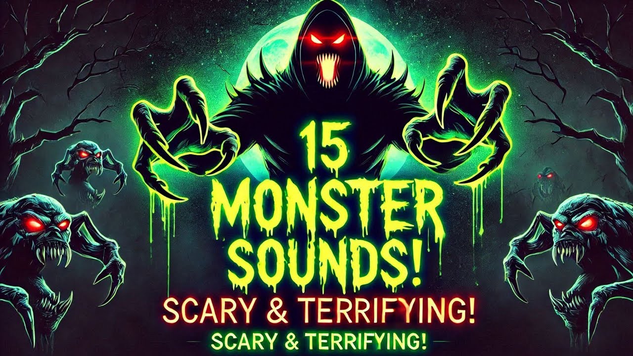 New 15 Terrifying Monster Sound Effects Compilation – Perfect for ...