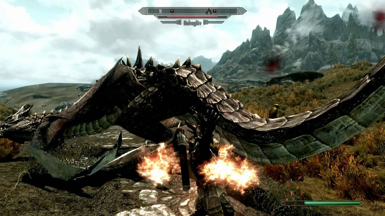 Skyrim most powerful destruction spell - YouTube