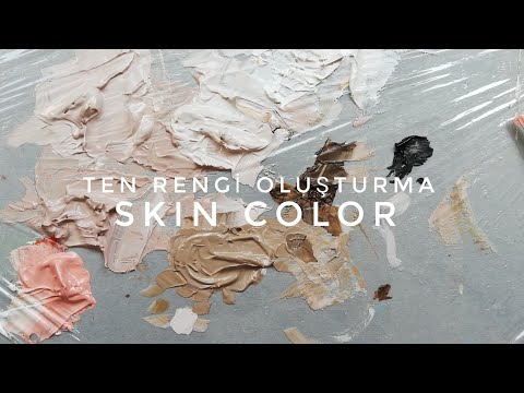 Nasıl Ten Rengi Oluştururum? | Yağlı, Akrilik, Guaj Boyada Ten Rengi Oluşturmak | Çizim Dersleri 4