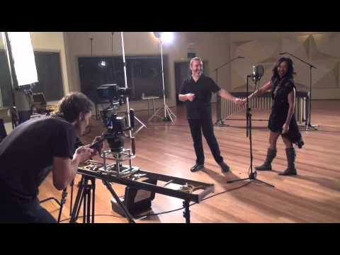 Behind the scenes with Robyn Loau at Trackdown Scoring Stage ...