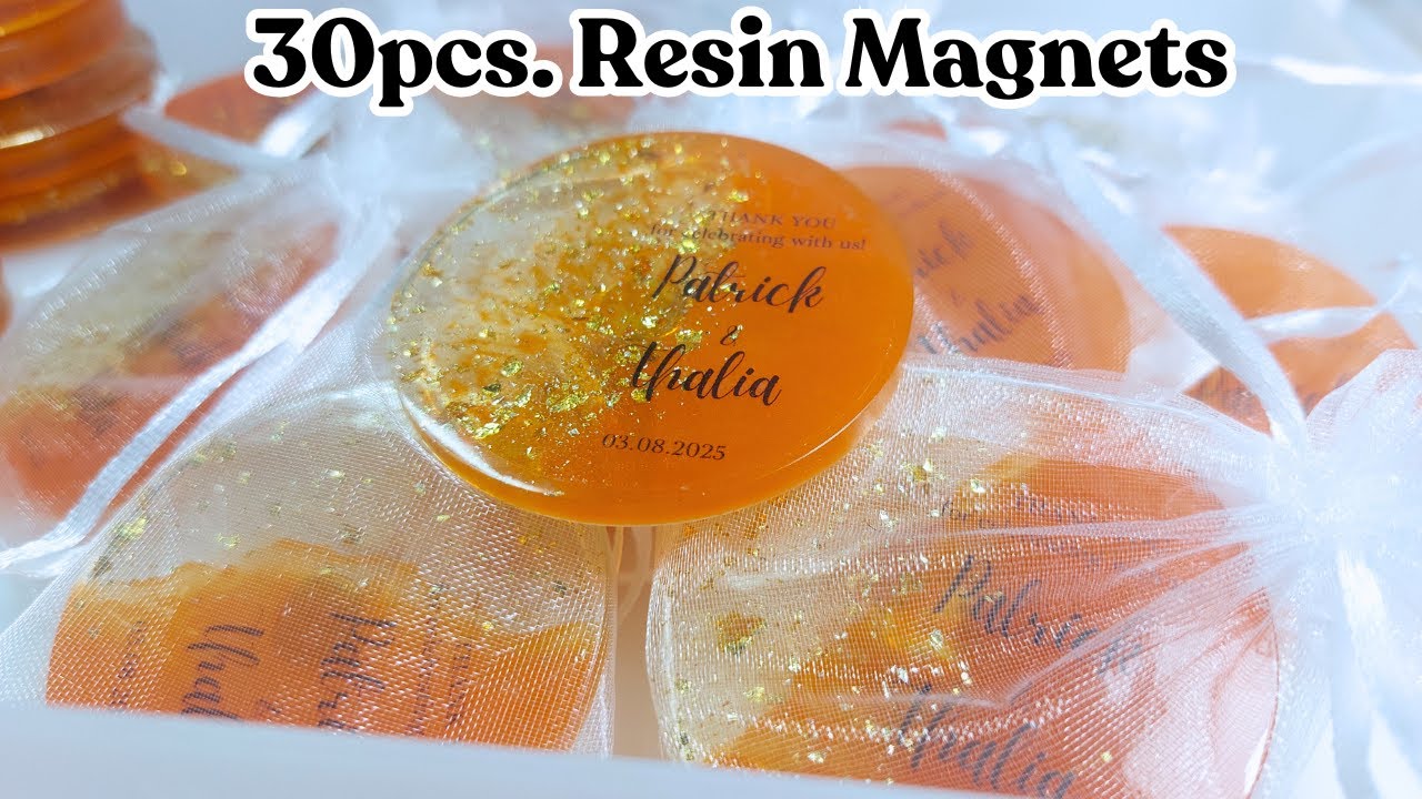 Day 73 of 365 • 30pcs. Resin Fridge Magnet Wedding Souvenirs • Resin ...