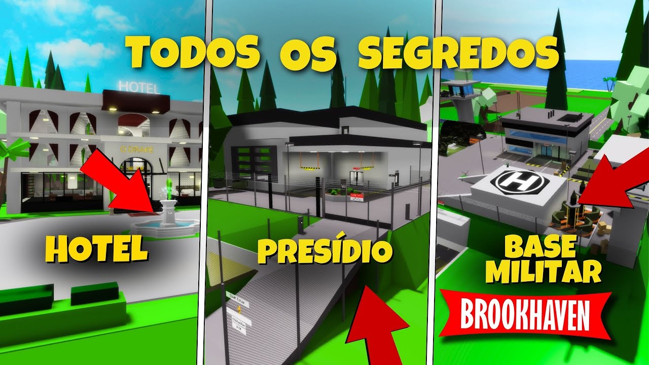 TODOS OS SEGREDOS do HOTEL PRESIDIO e BASE MILITAR DO BROOKHAVEN rp ...