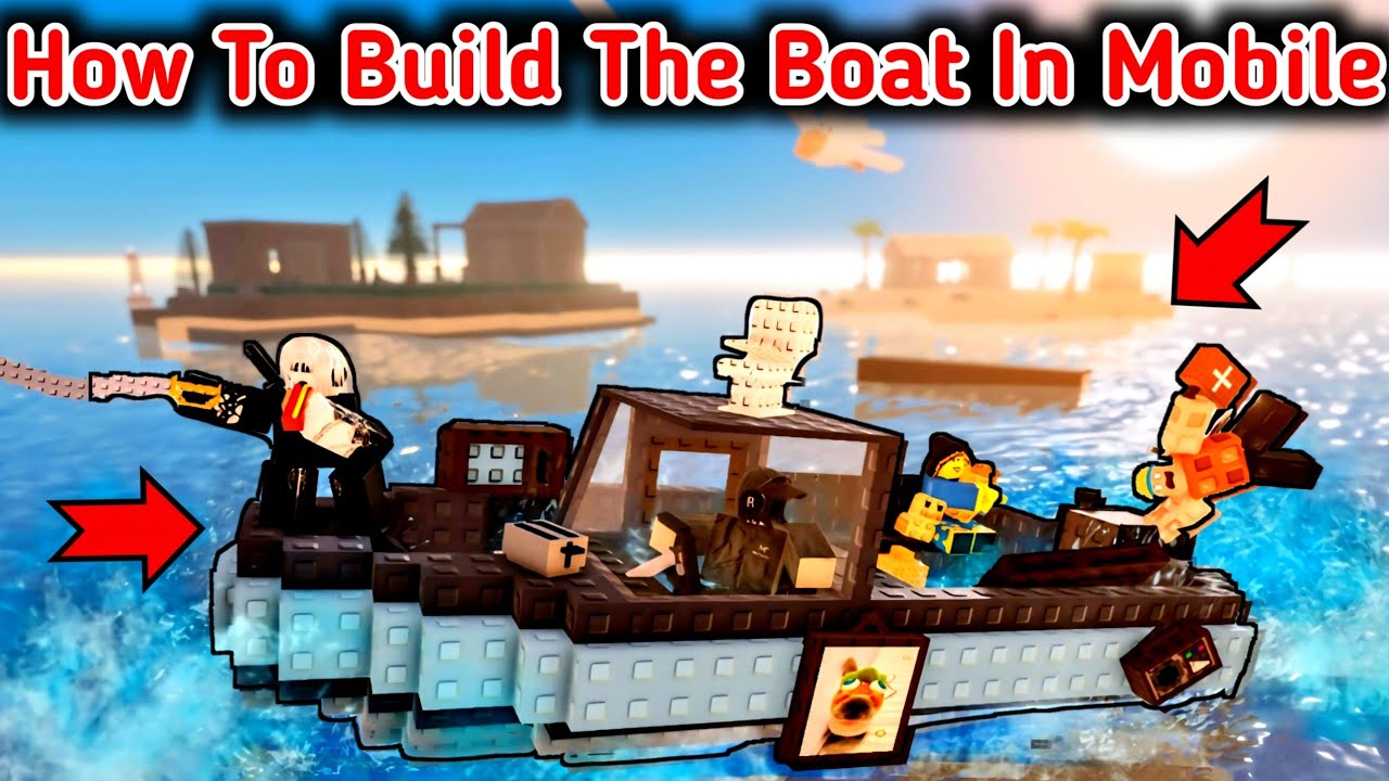 A Wavy Trip Tutorial How To Build The Boat In Mobile Full Showcase | Roblox - YouTube