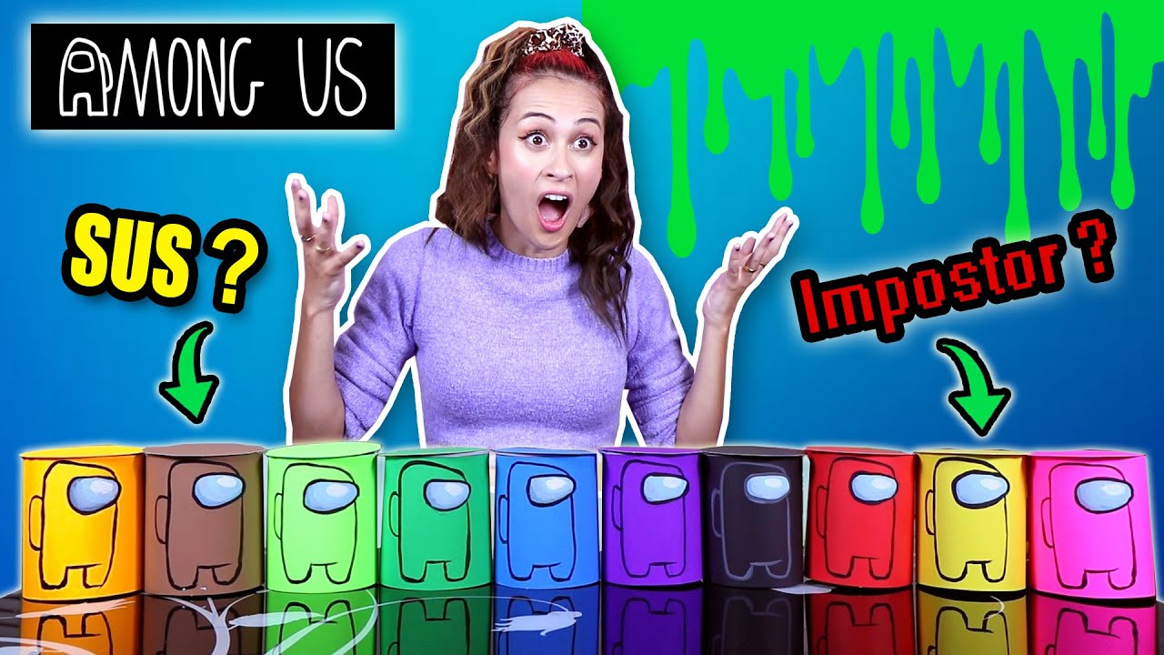 AMONG US - IMPOSTOR SLIJM CHALLENGE! || Slime Sunday - YouTube