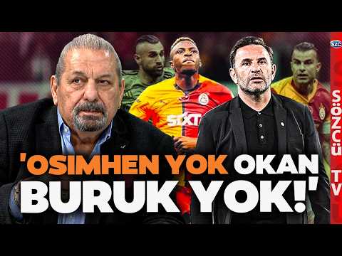 Galatasaray Şampiyonluk Yolunda Ağır Yaralı! Erman Toroğlu'ndan Okan Buruk'a Sert Sözler!