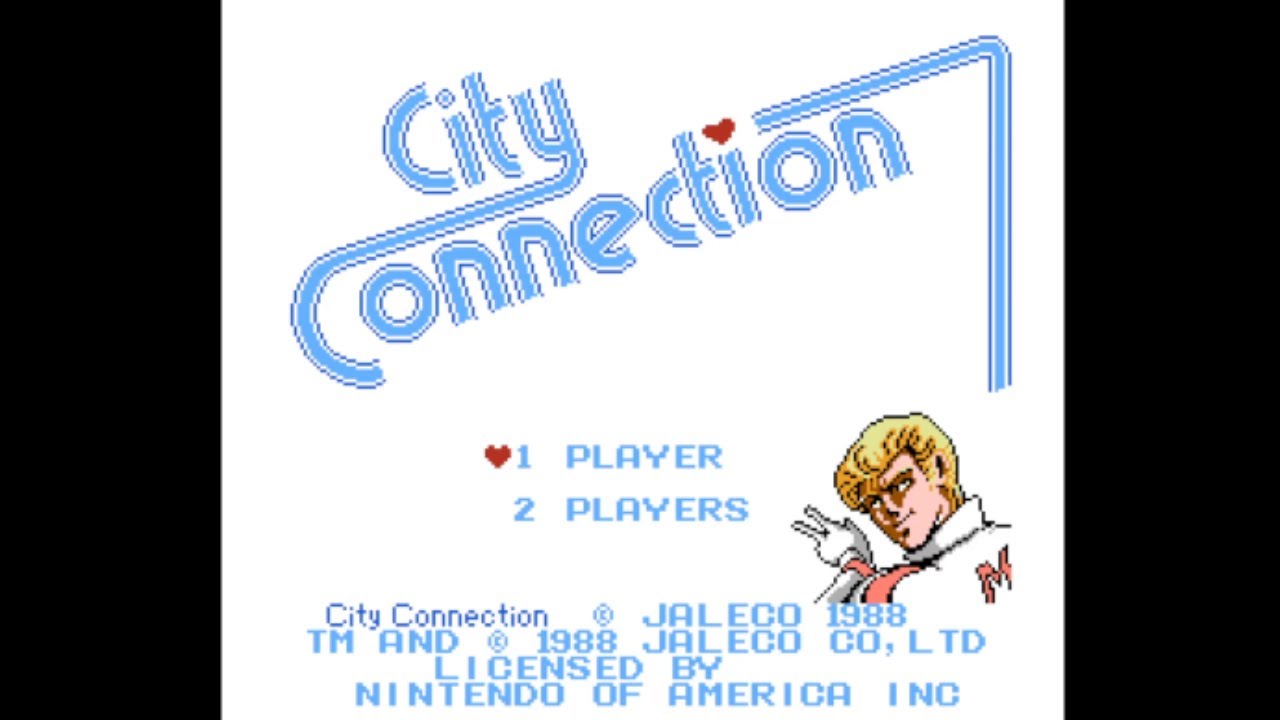 City Connection - Nintendo Entertainment System - Intro & Title Screen ...