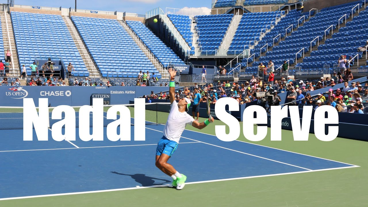 Rafael Nadal Serve - Slow Motion in HD - US Open 2015 - YouTube