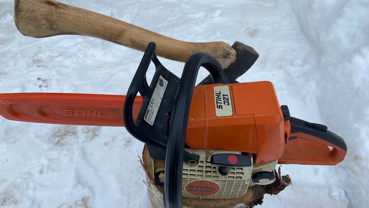 STIHL MS 021 бензопила которой хорошенько наваливали! - YouTube