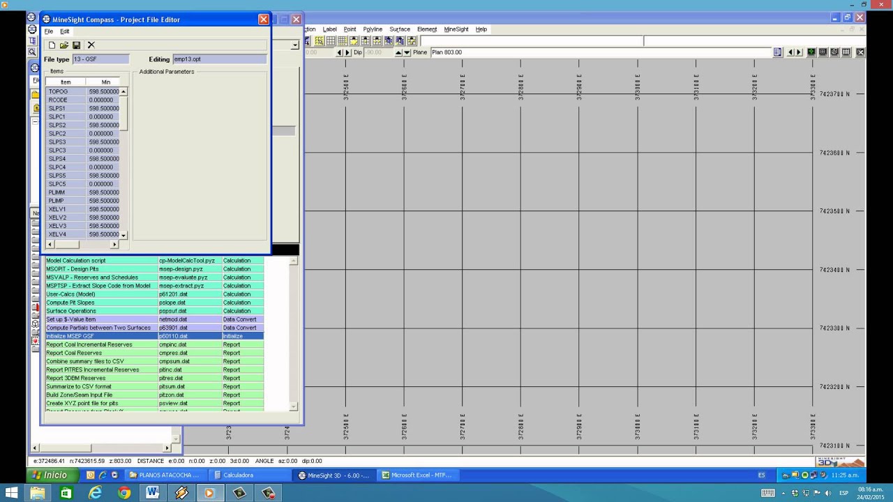 MSOPIT MINESIGHT COMO GENERAR UN CONO OPTIMO EN MINESIGHT - YouTube