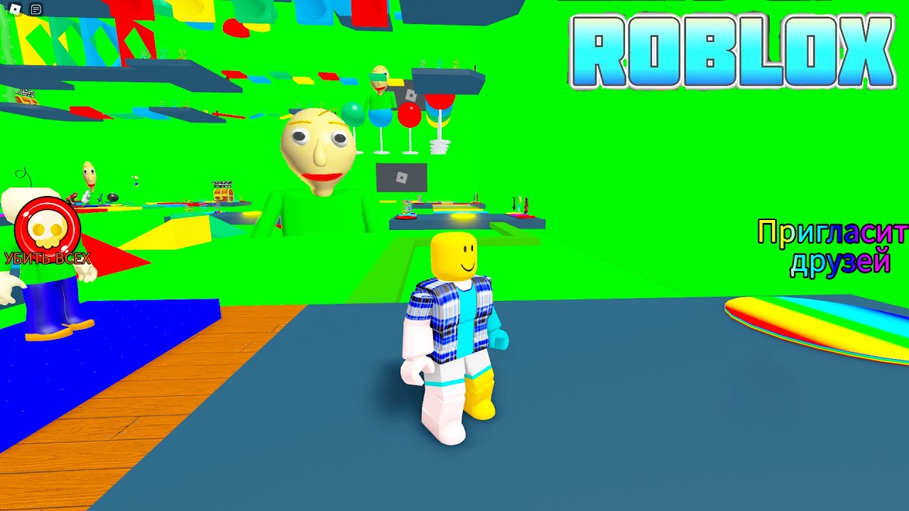 Прохождение паркура Балди | Baldi's Basics Parkour - YouTube