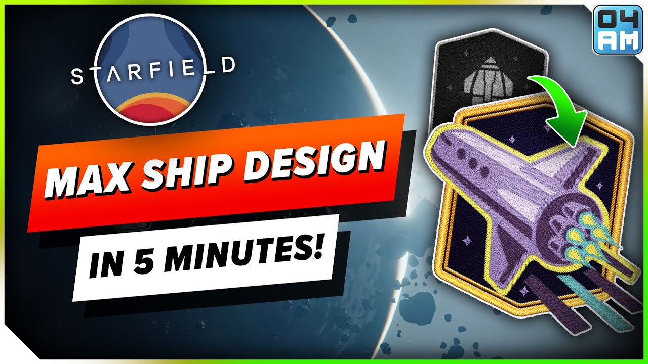Starfield FASTEST Way To Level Up Starship Design Skill - Unlock ALL ...
