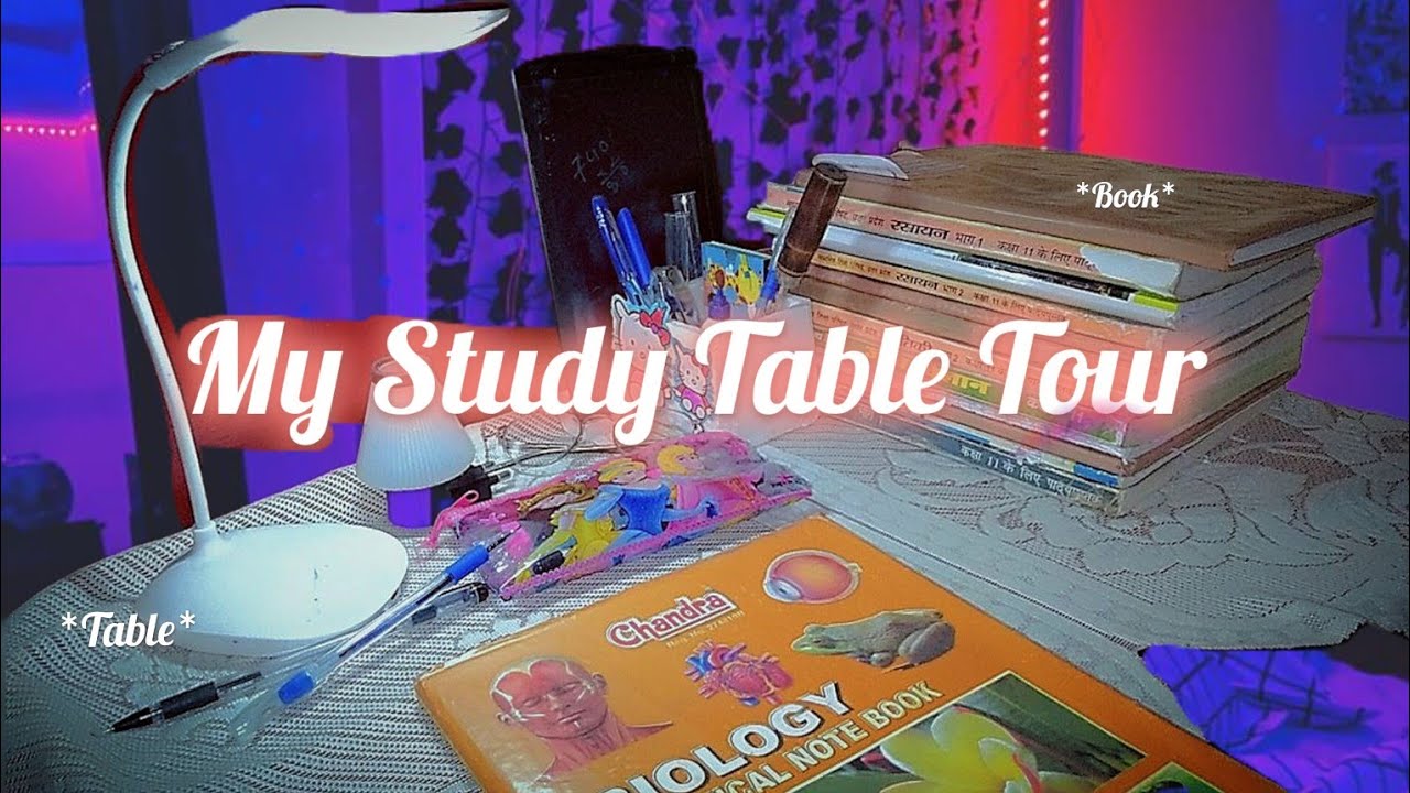 My Study Table Tour *11th grader* #study #motivation #vlog #trending # ...