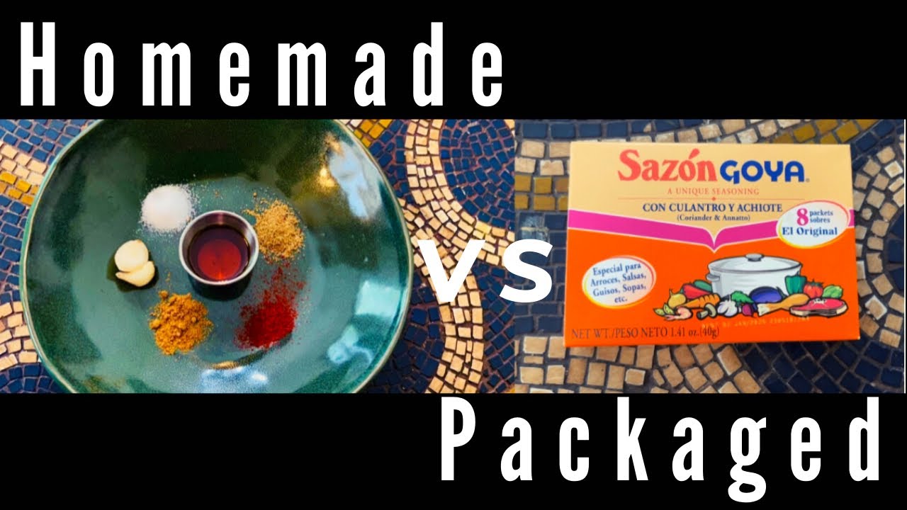 Sazon: Homemade vs Packaged [The Good, The Bad, and The Orange] - YouTube